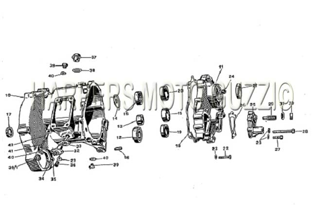 1969 1972 750 Ambassador Gear Box And Cover – Harper Moto