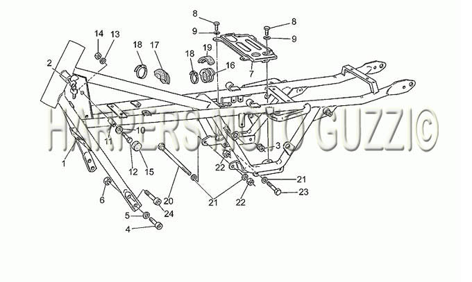 1987 1989 65 GT 650 Frame – Harper Moto