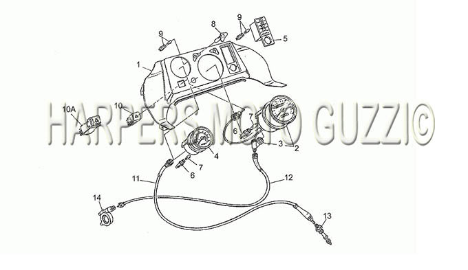 1987 1990 NTX 650 Dashboard – Harper Moto