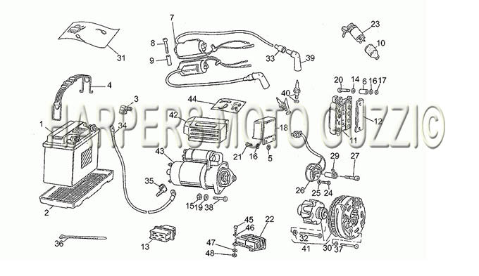 1987 1990 NTX 650 Frame Battery – Harper Moto