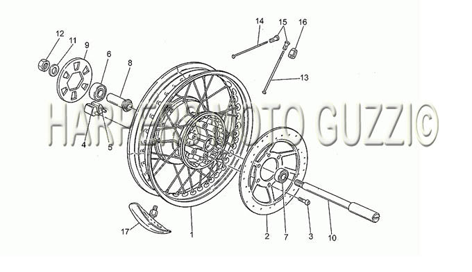 1987 1990 NTX 650 Rear Wheel – Harper Moto