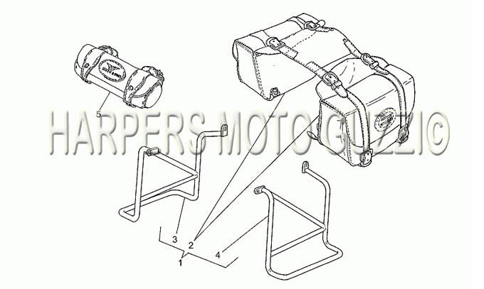 1993 1997 Nevada 350 Leather Top Box Kit – Harper Moto