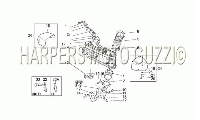 1999 2001 California Jackal 1100 Throttle Body – Harper Moto