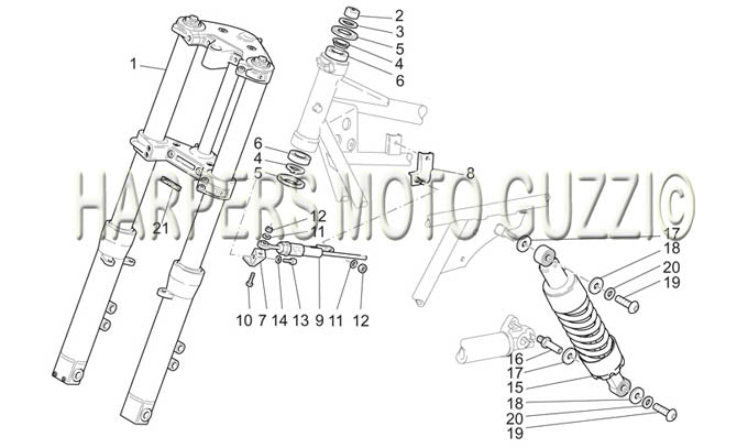 2003 2004 California Aluminum Titanium 1100 F Fork R Shock Absorber ...