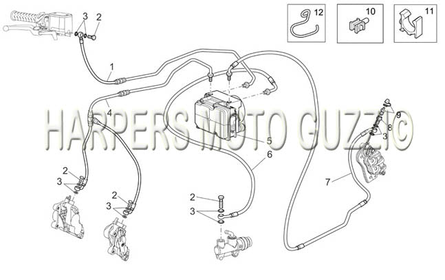 2006 2008 Norge 1200 ie 1200 Abs Brake System – Harper Moto