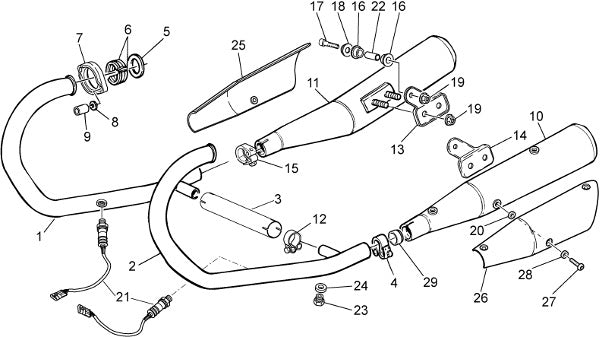 2015 V7 Racer 750 E3 Exhaust Unit – Harper Moto