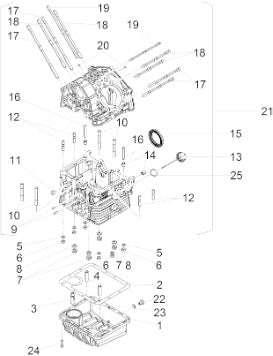 2018 V7 III Milano 750 E4 ABS Crankcases I – Harper Moto