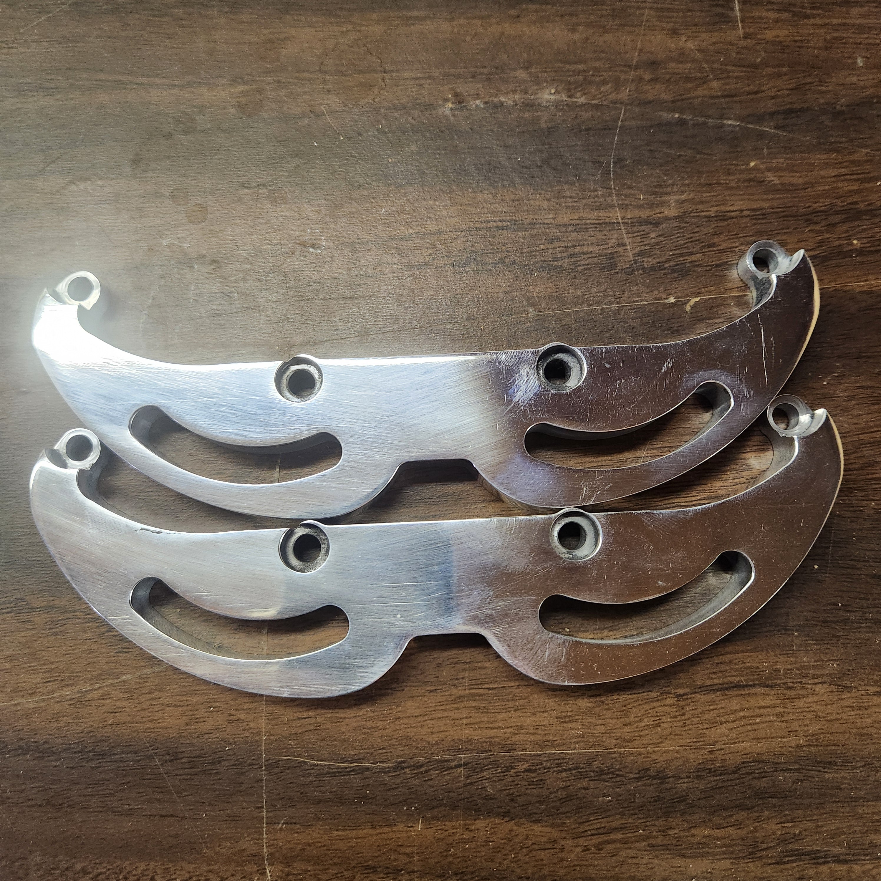 Black anodized Round head fin protectors or head guards – Harper Moto